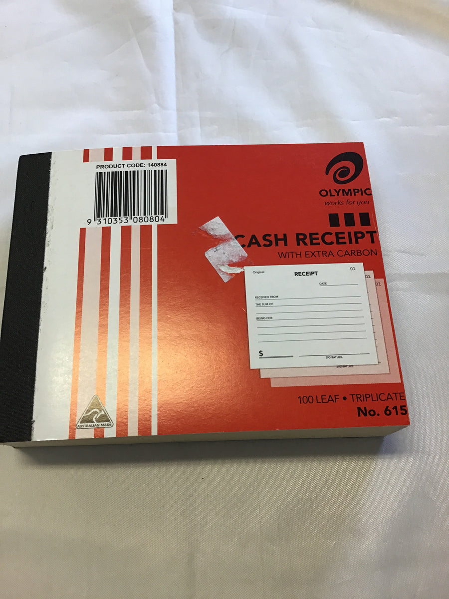 Olympic Cash Receipt with Extra Carbon Triplicate No 615 100 leaf – One ...