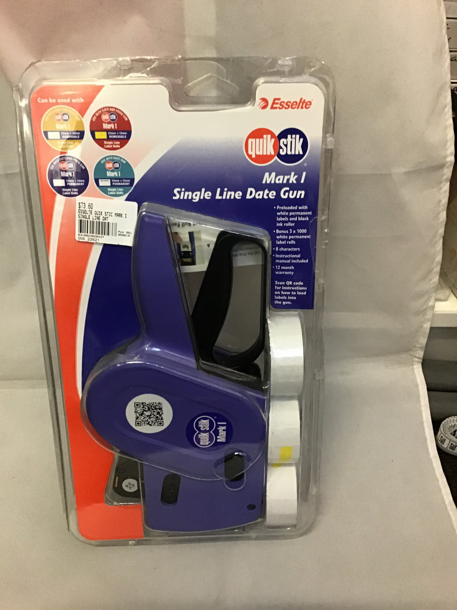 Esselte quik stik Mark 1 Single Line Price Gun – One Stop Stationery ...